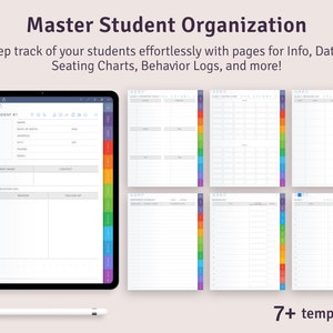 2024 2025 iPad / Android Digital Teacher Planner, Academic Planner ...