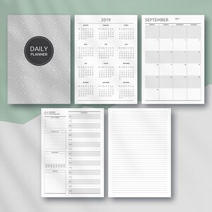 Printable Daily Planner 2024 2025, Agenda Inserts, Day Organizer With ...