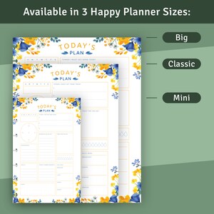 Daily Schedule & to Do List Inserts Printable for Happyplanner Classic ...
