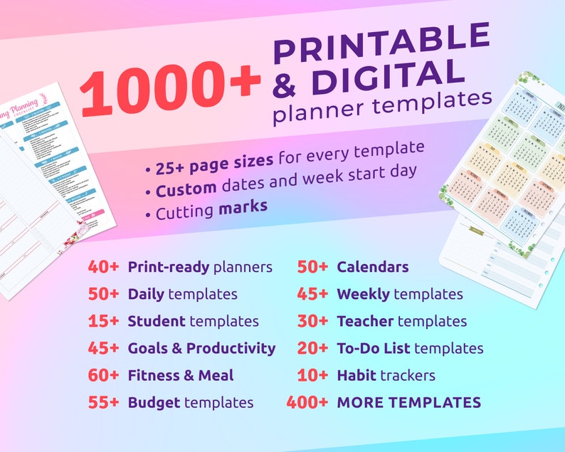 Ultimate All-in-one Access, 200+ Planners for Ipad, Remarkable, Kindle ...