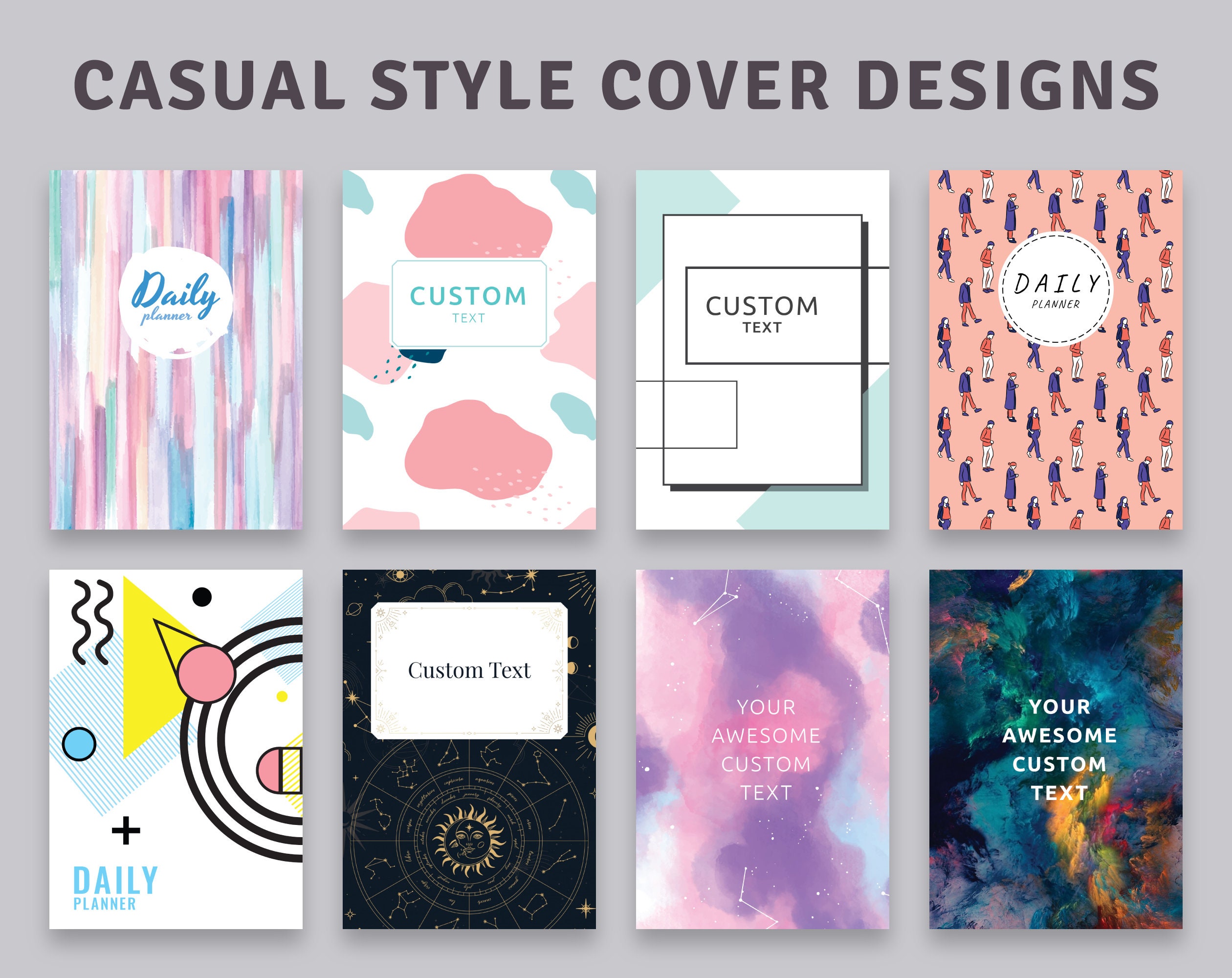 Custom Day Planner Covers