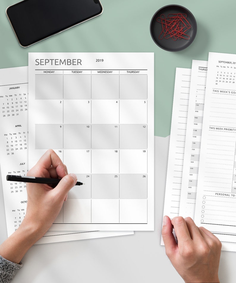 2025-2026 Weekly Planner – Vertical Layout, Hourly Schedule (PDF ...