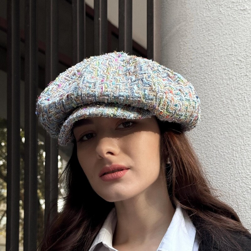 Tweed Cap - Etsy