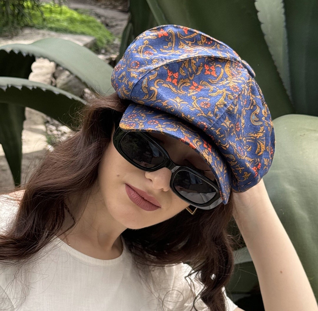 Newsboy Cap Women,summer Linen Hat,newsboy Hat,8 Panels Cap,unisex ...