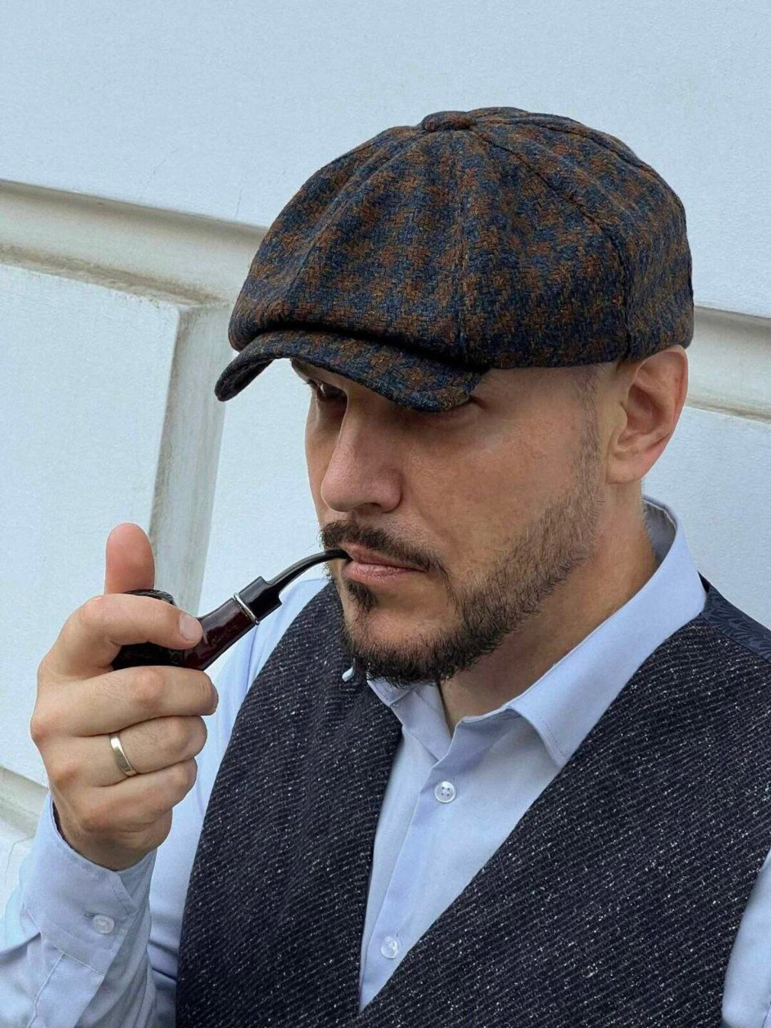 English Wool,peaky Cap,newsboy Hat, Tweed Cap,ireland Flat Cap ...