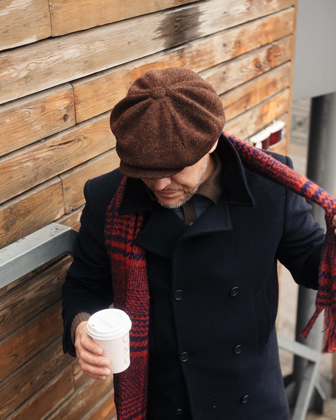 Shelby Cap,brown Wool Newsboy Cap,peaky Blinders Cap,newsboy Hat Man,8 ...