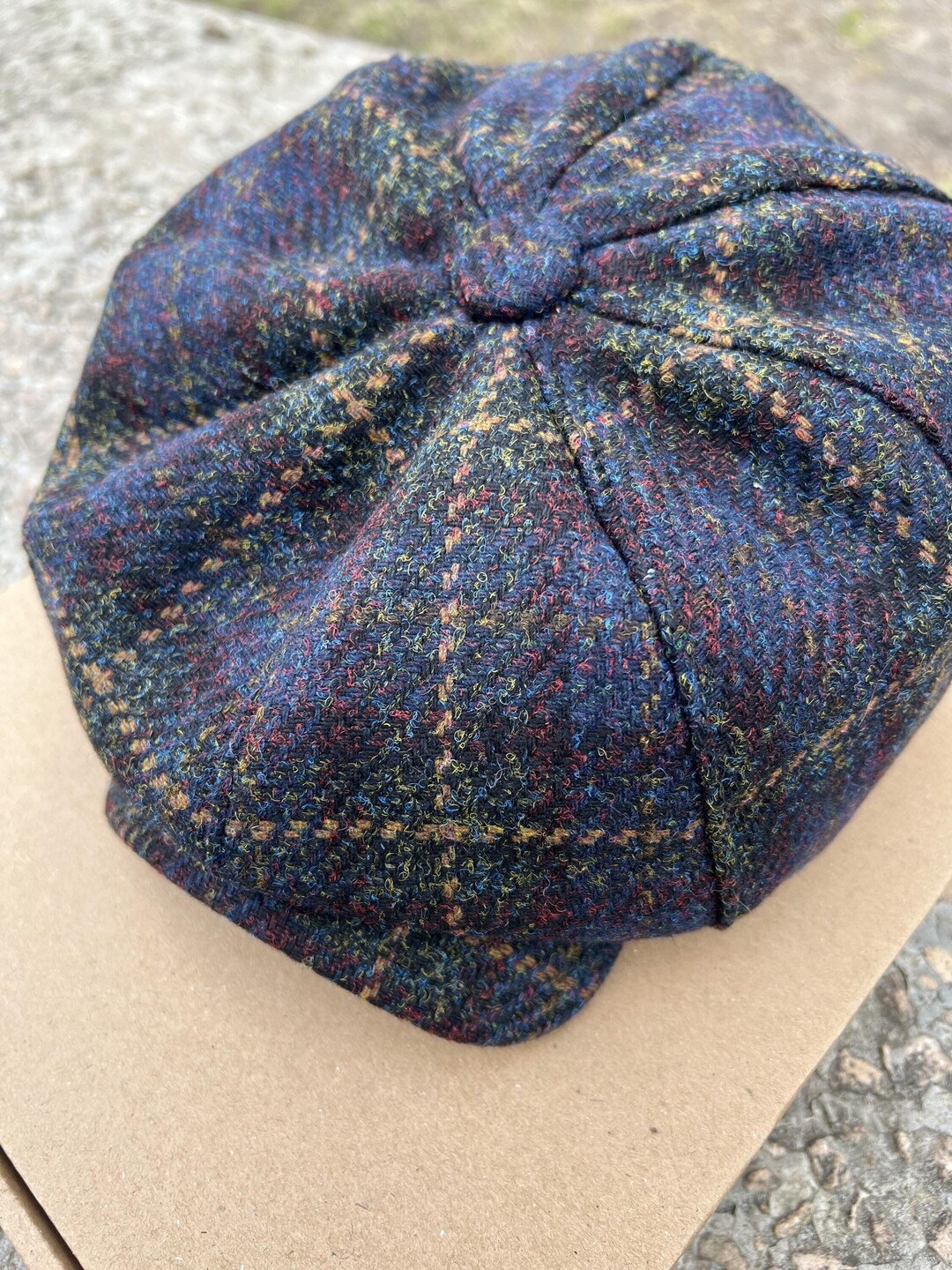 Blue-green Wool Hat,wool Shelby's Cap,blue Applejack Hat,peaky Blinders ...