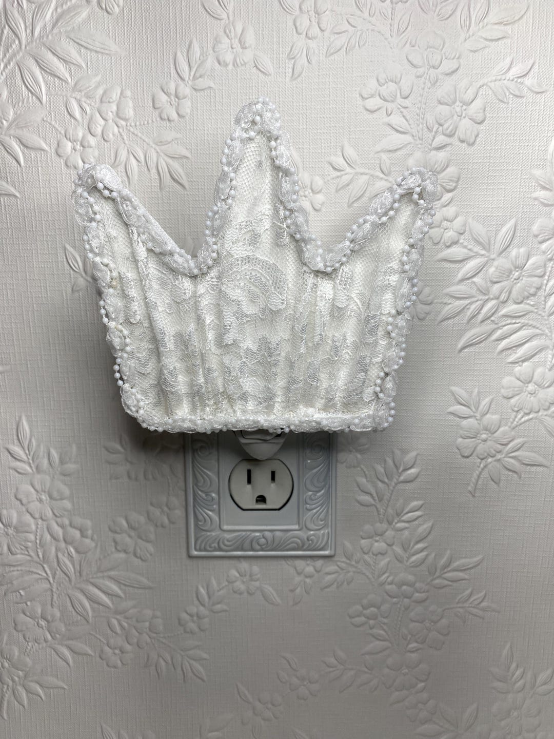 Victorian Crown Nightlight, Guest Room Accent, One of a Kind Shower ...