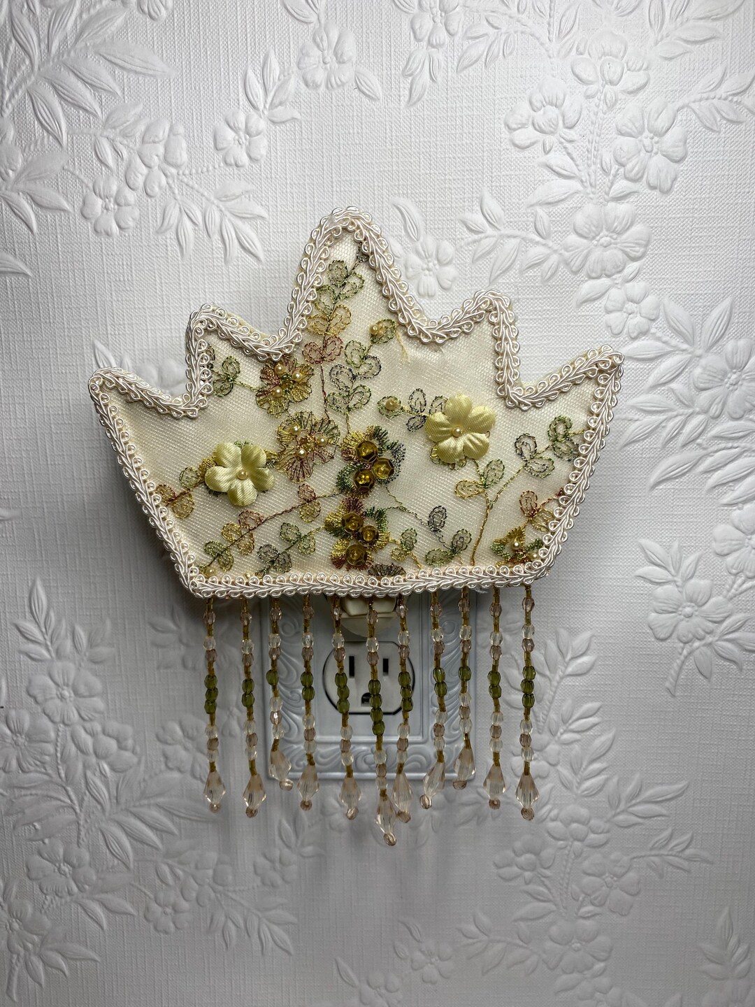 Victorian Crown Nightlight, Guest Room Accent as a One of a Kind ...
