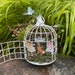 Victorian Fairy Garden, Enchanted Cage Decor, Garden Miniatures for Fae ...