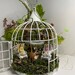Victorian Fairy Garden, Enchanted Cage Decor, Garden Miniatures for Fae ...