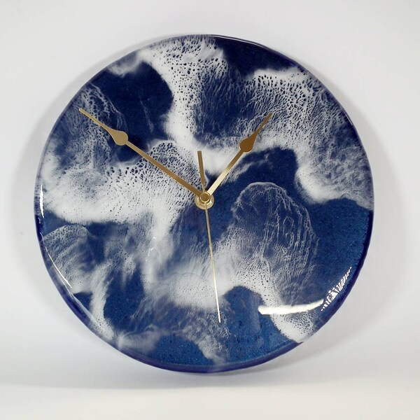 Resin Wall Clock - Etsy UK