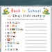 Back to School Emoji Pictionary Game | Classroom Activity | Printable ...