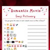 Romantic Movie Emoji Game | Bridal Shower Activity |printable Game ...