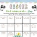 Easter Find Someone Who Bingo Game | Easter Printable Game for Kids ...