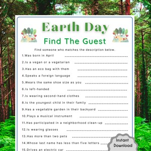 Earth Day Find the Guest Game | Earth Day Game for Kids & Adults | Fun ...