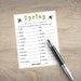 Spring Word Scramble Printable Game Fun Spring Party Games Spring ...