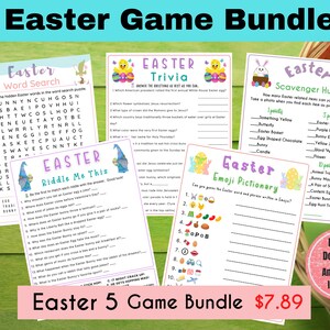 30 Easter Bingo Unique Cards With Calling Cards Fun Printable Easter ...