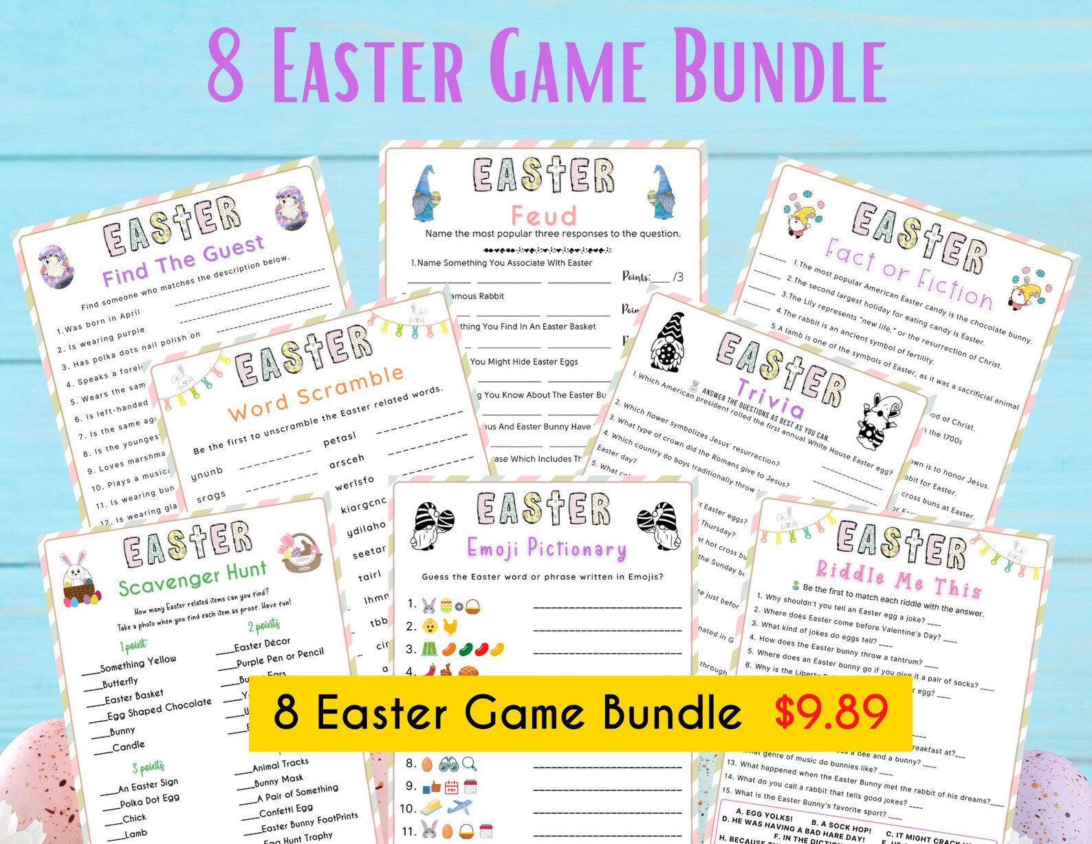 Easter Egg Candy Dice Game Easter Printable Game for Kids - Etsy