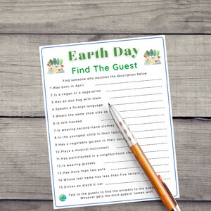 Earth Day Find the Guest Game | Earth Day Game for Kids & Adults | Fun ...