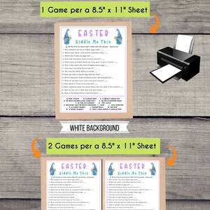 5 Easter Game Bundle Vol.1 Fun Easter Game Set for Kids & - Etsy