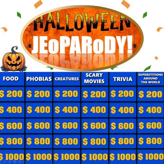 Halloween Jeopardy Powerpoint Template