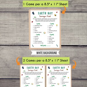Earth Day Scavenger Hunt Game | Earth Day Game for Kids & Adults | Fun ...