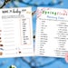 Spring Flower Matching and Name That Baby Printable Game Fun Spring ...