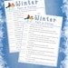 Winter Fact or Fiction Printable Game Winter Office Party Game Winter ...