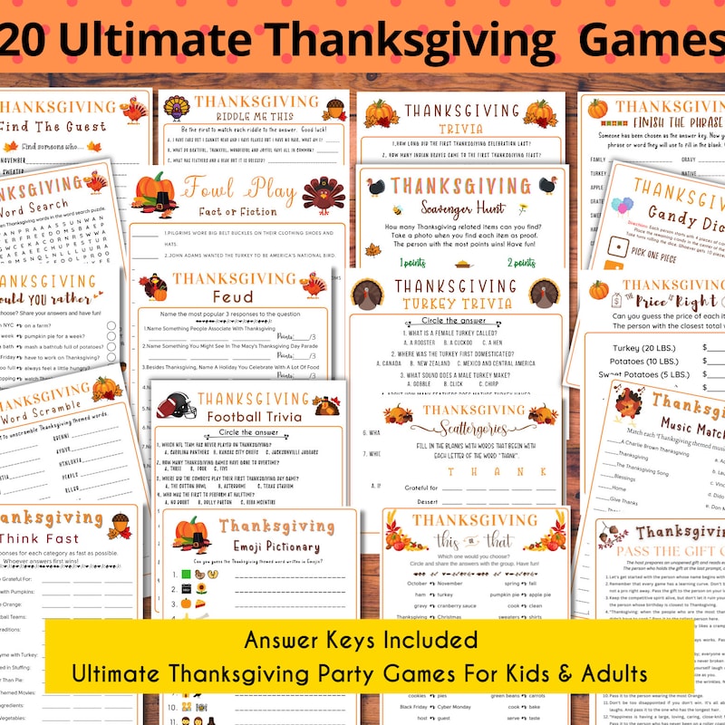 Thanksgiving Party - Etsy