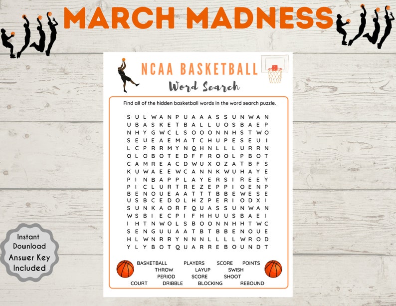 2023 March Madness Basketball Game Bundle Basketball Trivia - Etsy