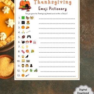 5 Thanksgiving Game Bundle Vol.1, Thanksgiving Printable Games ...