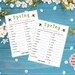 Spring Word Scramble Printable Game Fun Spring Party Games Spring ...