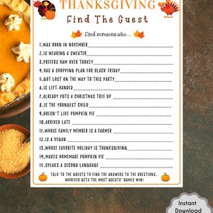 5 Thanksgiving Game Bundle Vol.2,thanksgiving Printable Games ...