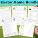 5 Easter Game Bundle Vol.1 Fun Easter Game Set for Kids & | Etsy