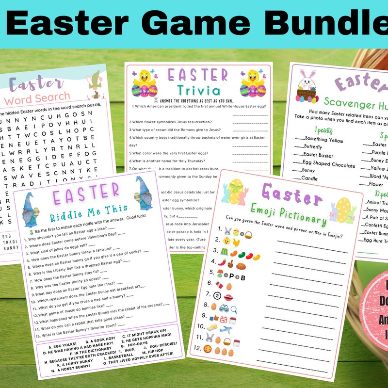 Easter Family Feud - Etsy