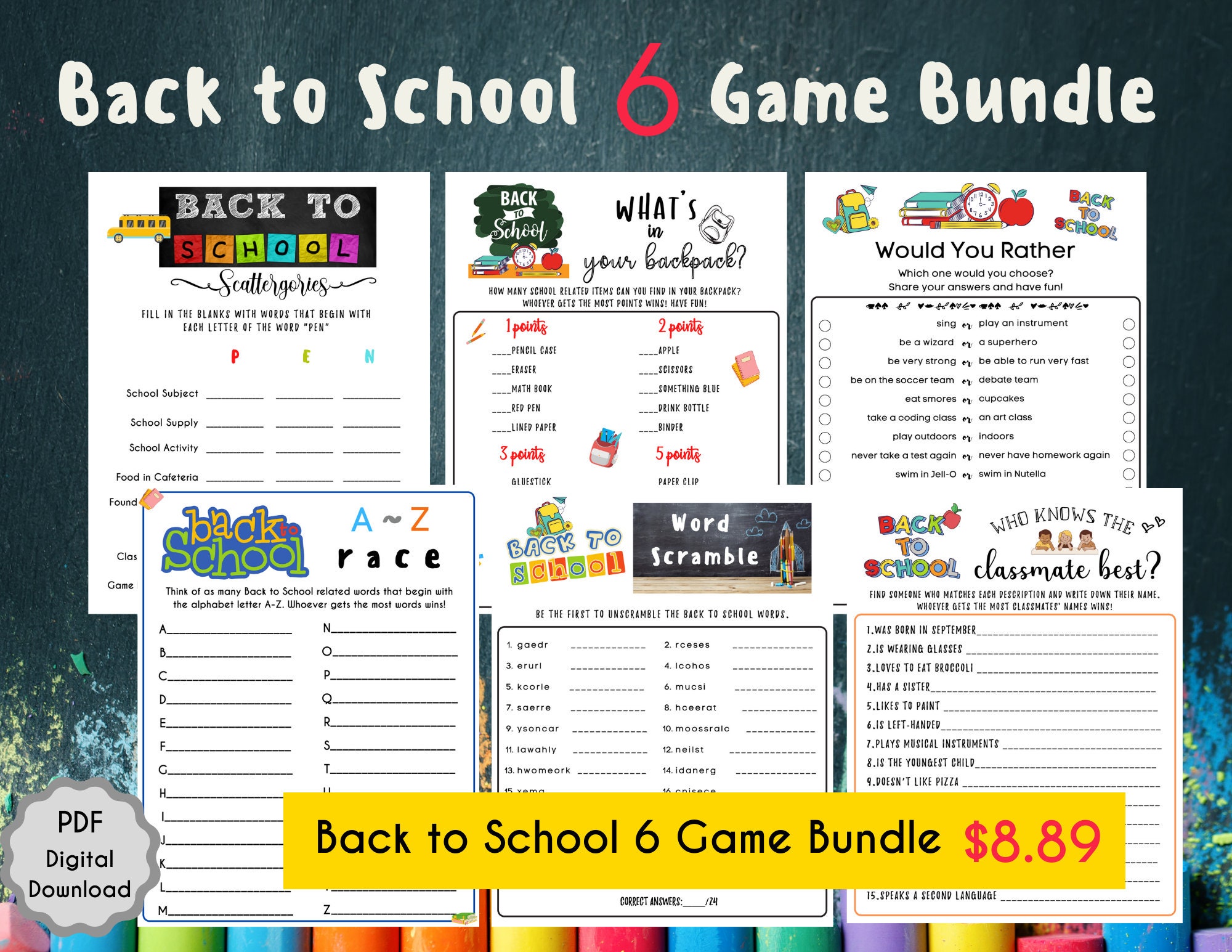 Back to School Emoji Pictionary Game Classroom Activity - Etsy