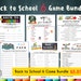 Back to School A to Z Race Printable Game Classroom Activity Game for ...