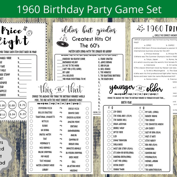 1960s Games - Etsy
