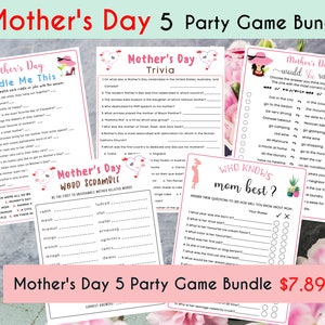 Mother's Day All About My Mom Game | Mother's Day Game for Kids ...
