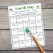 Earth Day Find Someone Bingo Game Fun Earth Day Printable Game for Kids ...