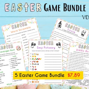 Easter Find Someone Who Bingo Game | Easter Printable Game for Kids ...