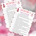Valentine's Day Fact or Fiction Printable Game Fun Valentine's Day Quiz ...