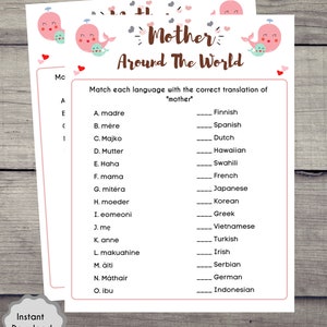 16 in 1 Mother's Day Game Bundle Mother's Day Game for Kids & Adults ...