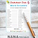 Summer Fun Word Scramble Game Pool Party Summer Party Game Printable ...