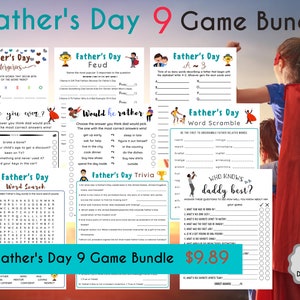 Father's Day Would Dad Rather | Father's Day Game for Kids & Adults ...