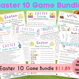 Easter Riddle Me This Game | Easter Printable Game for Kids & Adults ...