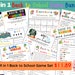 Back to School A to Z Race Printable Game Classroom Activity Game for ...