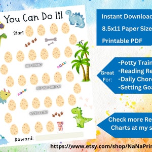 Printable Dinosaur Reward Chart for Children, Dinosaur Positive ...