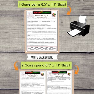 Black History Month Think Fast Game, Fun Educational Game, Black ...